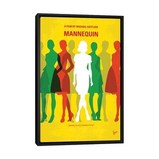 iCanvas "Mannequin Minimal Movie Poster" by Chungkong Framed Canvas Print - Bed Bath & Beyond ...